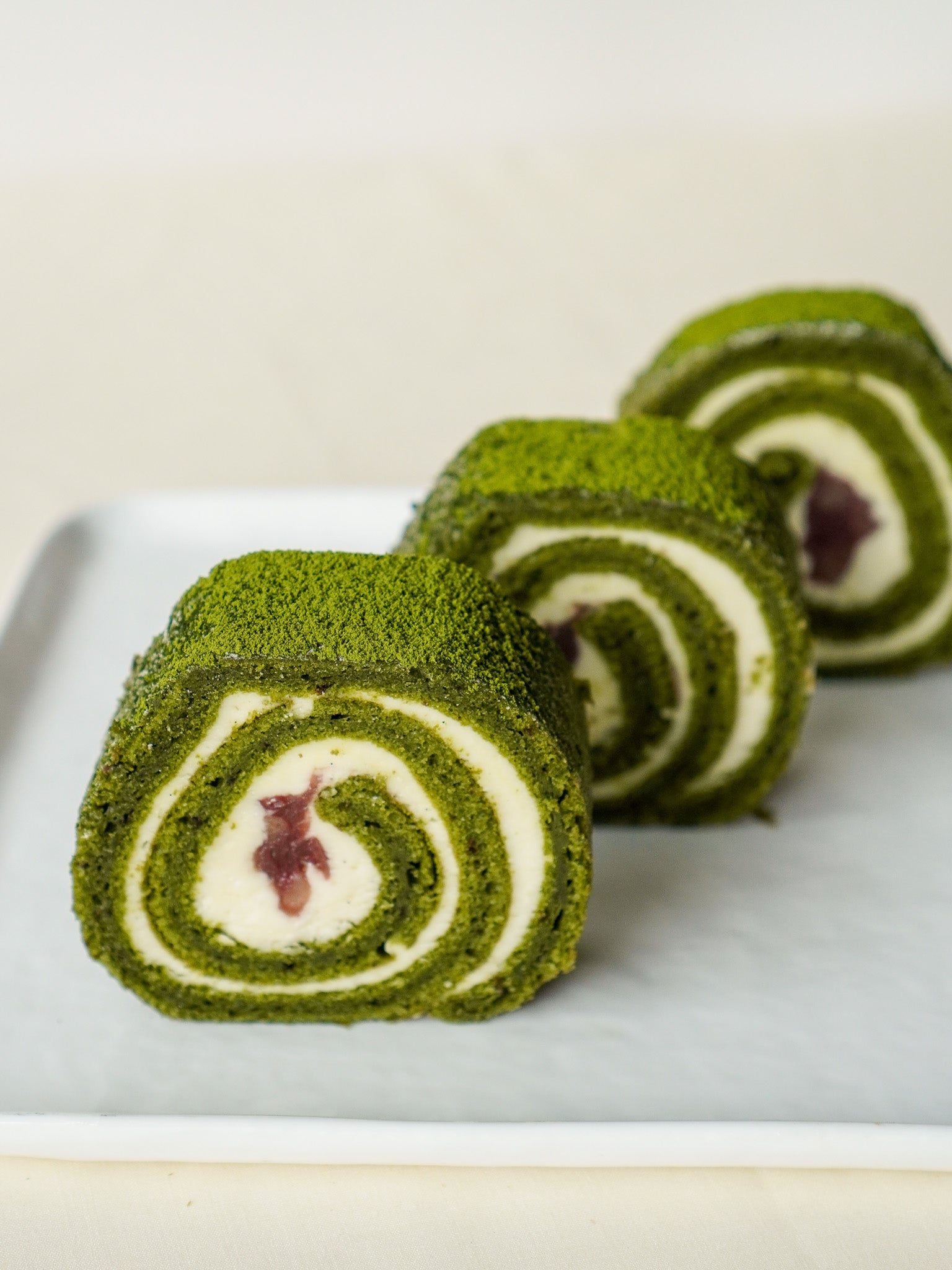 Matcha Azuki Bean Swiss Roll– Farandole by Plain Vanilla